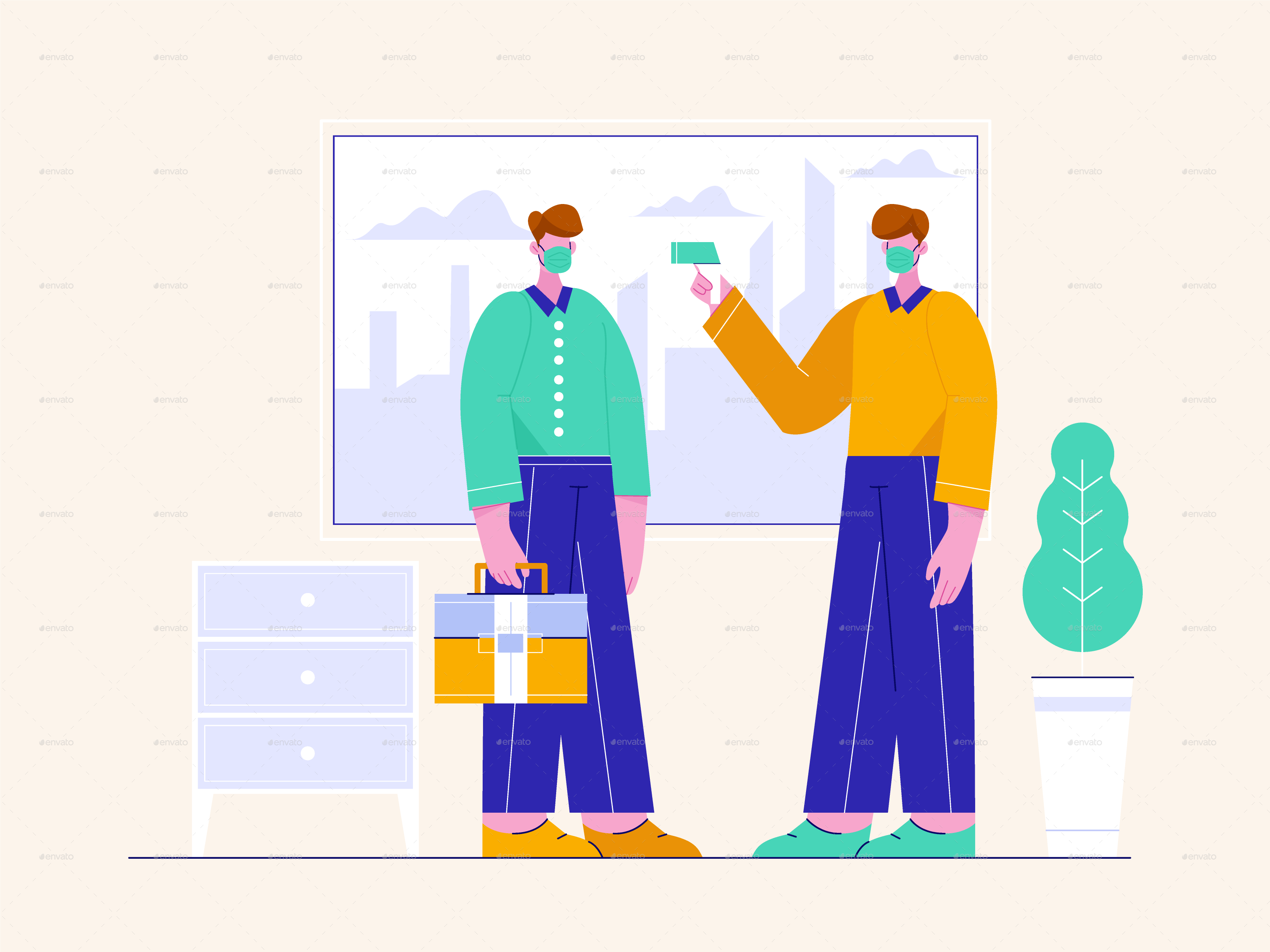 New Habit Illustration Pack, Vectors | GraphicRiver