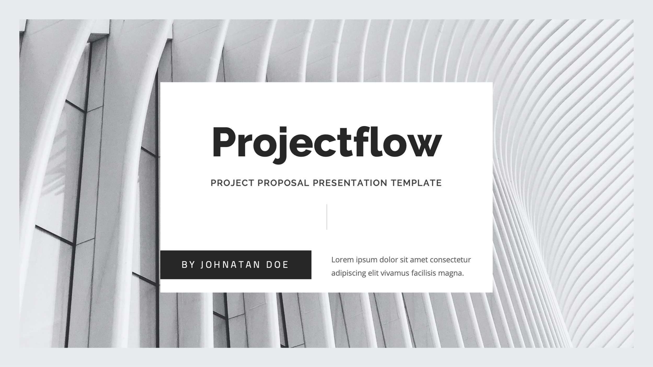 Project Proposal PowerPoint Template, Presentation Templates | GraphicRiver