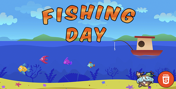 Fishing Game - HTML5 Games - Phaser Games by MegaGames36 | CodeCanyon