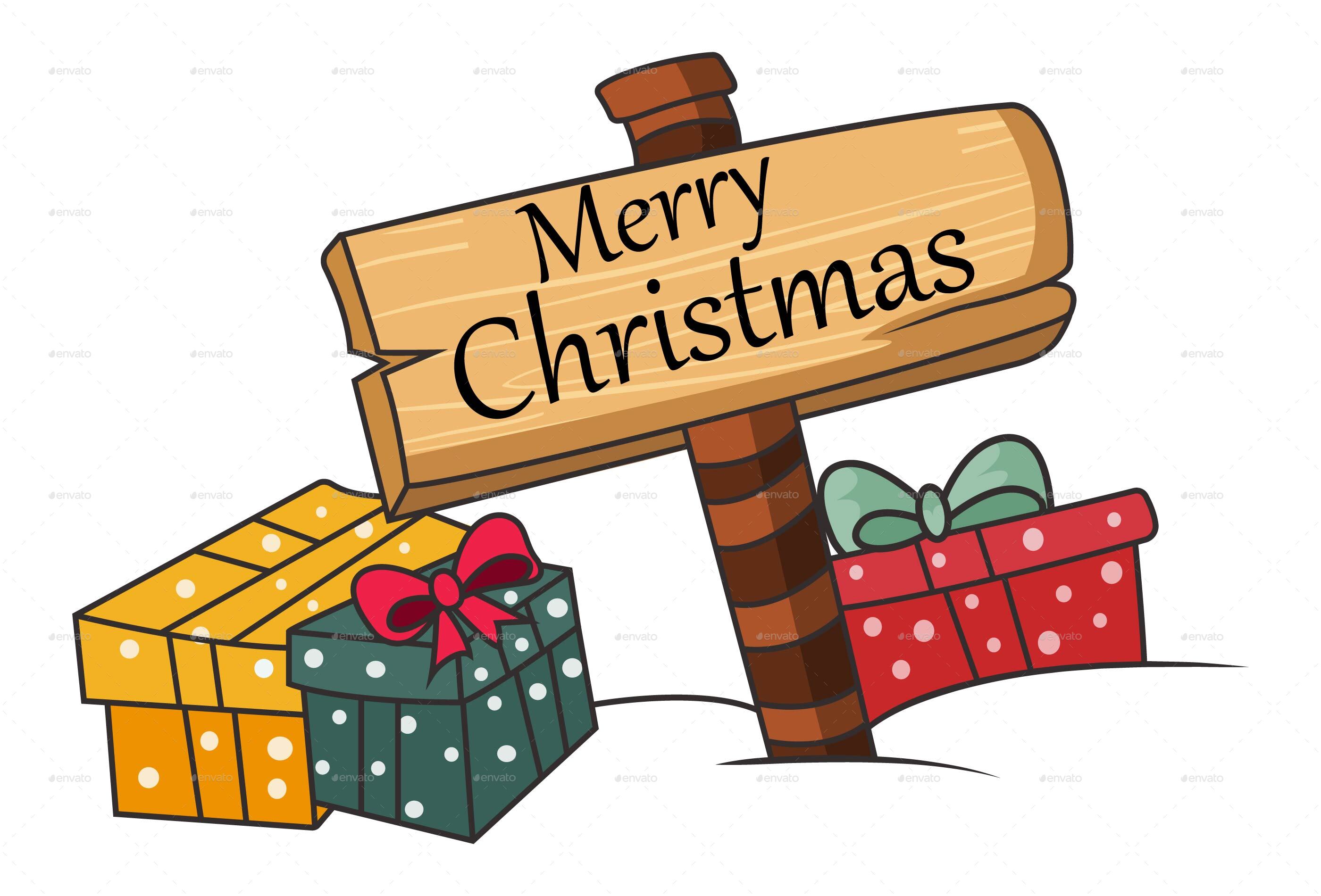 Christmas Sticker Set, Vectors | GraphicRiver