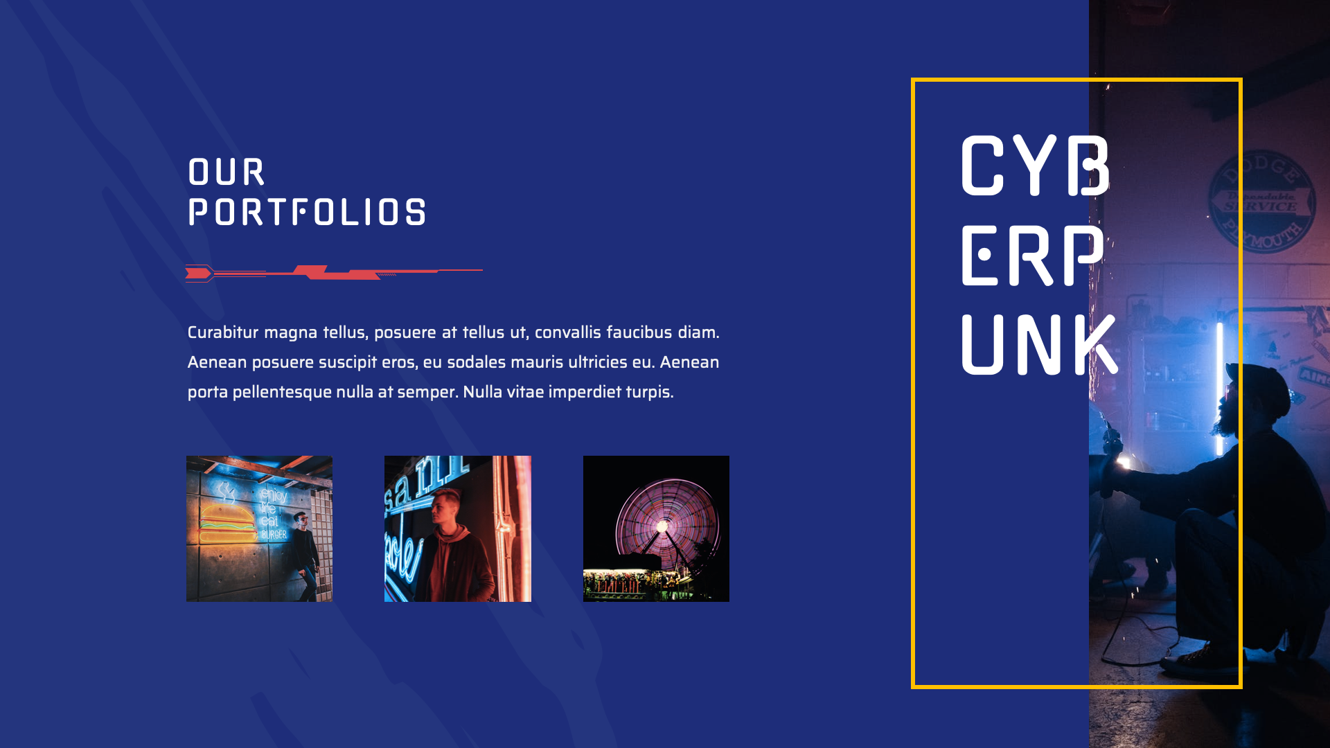 Nightcity - Cyberpunk Style PowerPoint Presentation Template ...