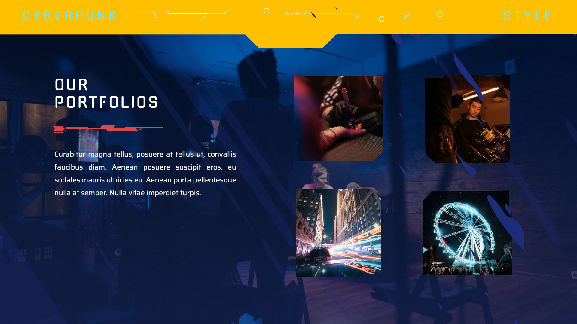 Nightcity - Cyberpunk Style PowerPoint Presentation Template ...