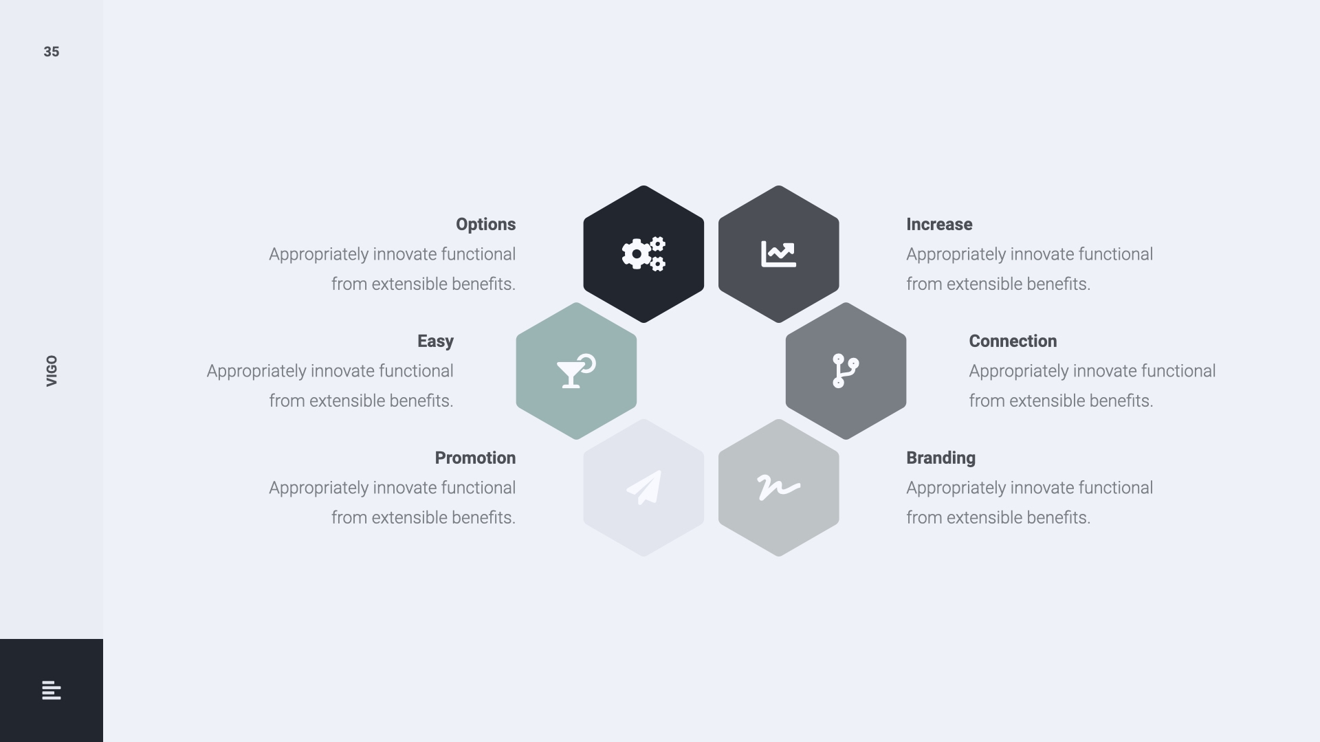 VIGO - Minimal Presentation Template (KEY), Presentation Templates