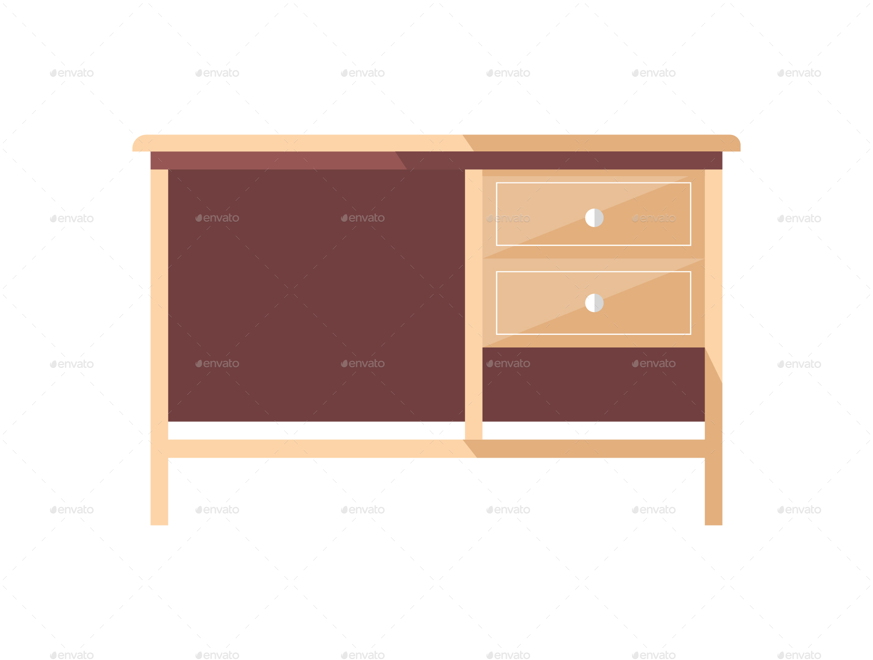 Home Furniture Vector Set, Vectors | GraphicRiver