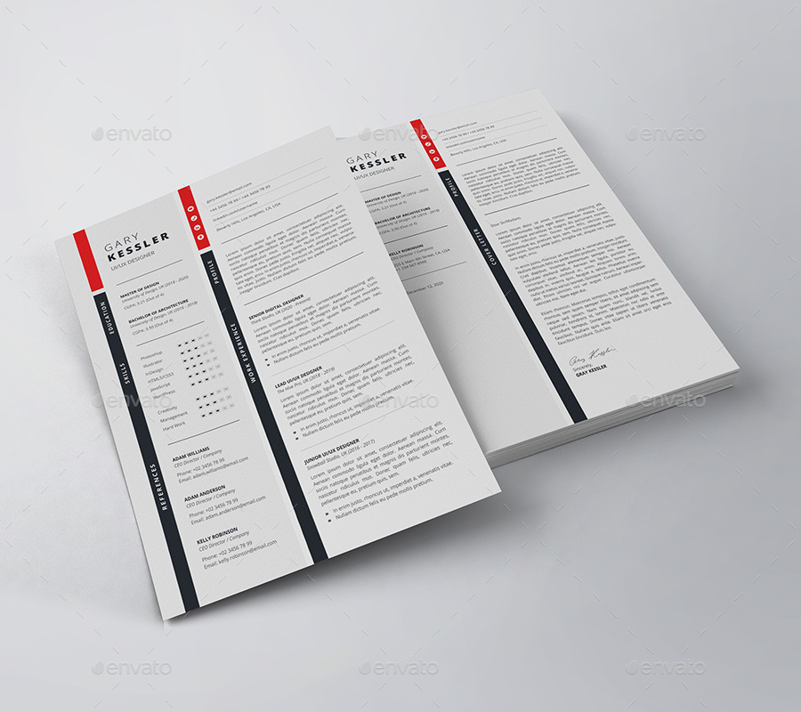 Resume/CV, Print Templates | GraphicRiver