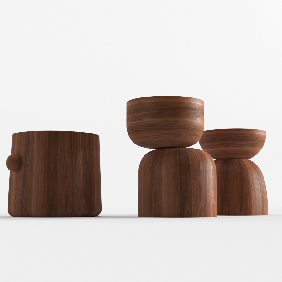 Design Within Reach Hew Side Tables by Edvace | 3DOcean