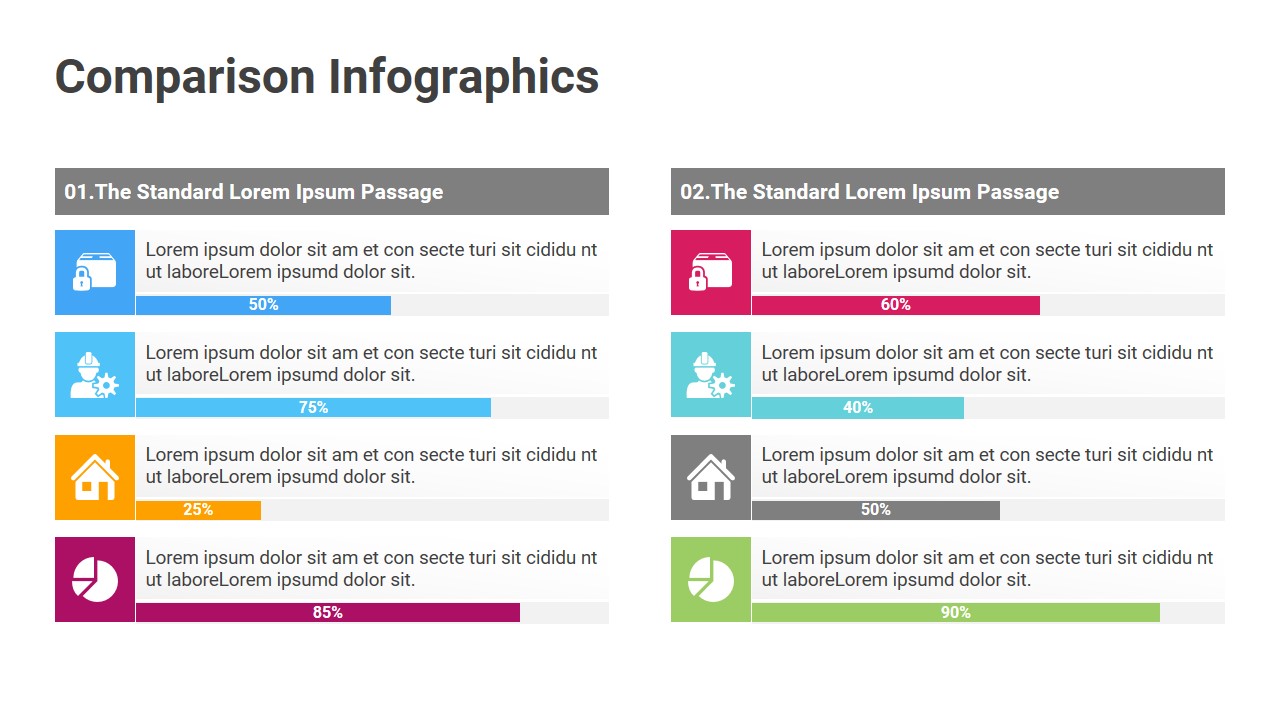 Comparison Infographics PowerPoint Diagrams Template, Presentation ...