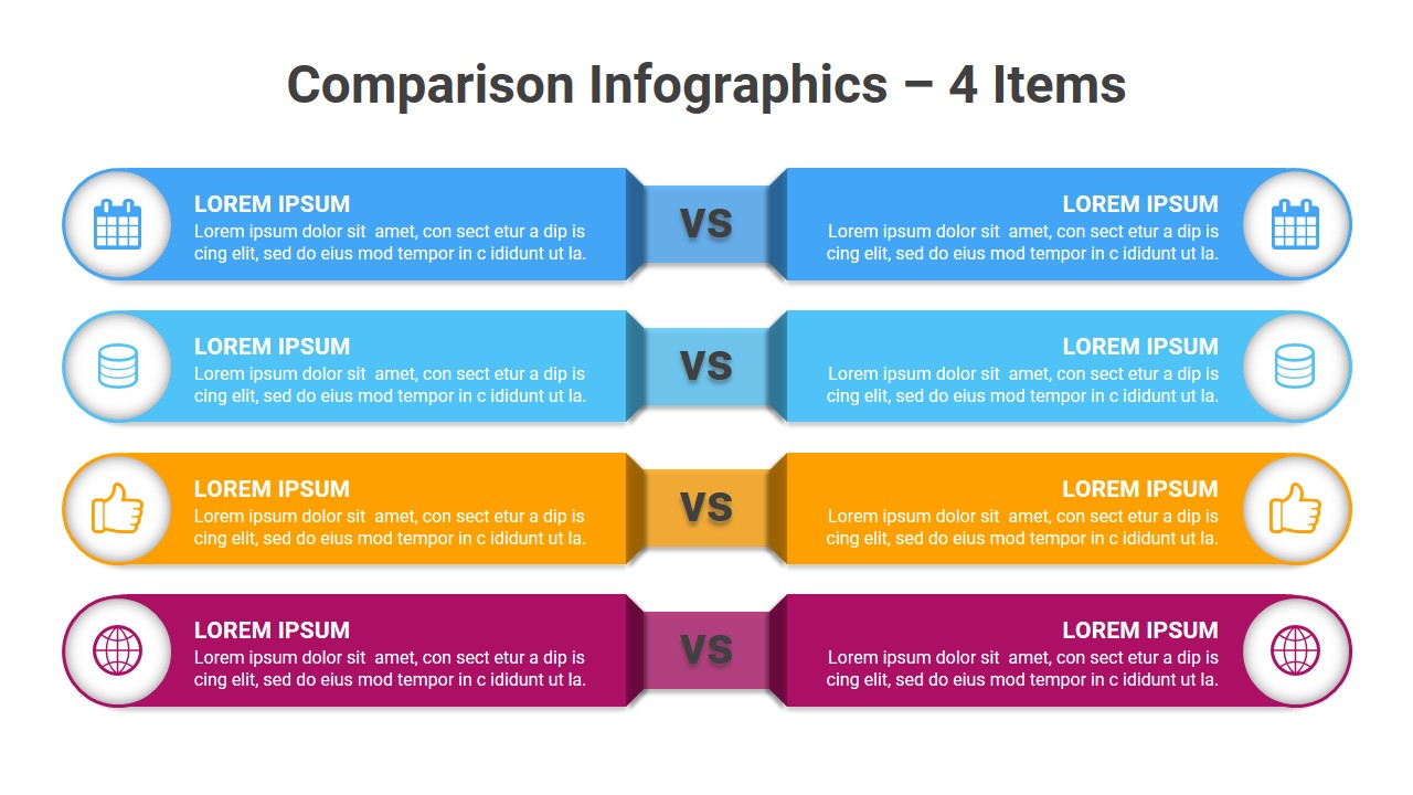 Comparison Infographics PowerPoint Diagrams Template, Presentation ...