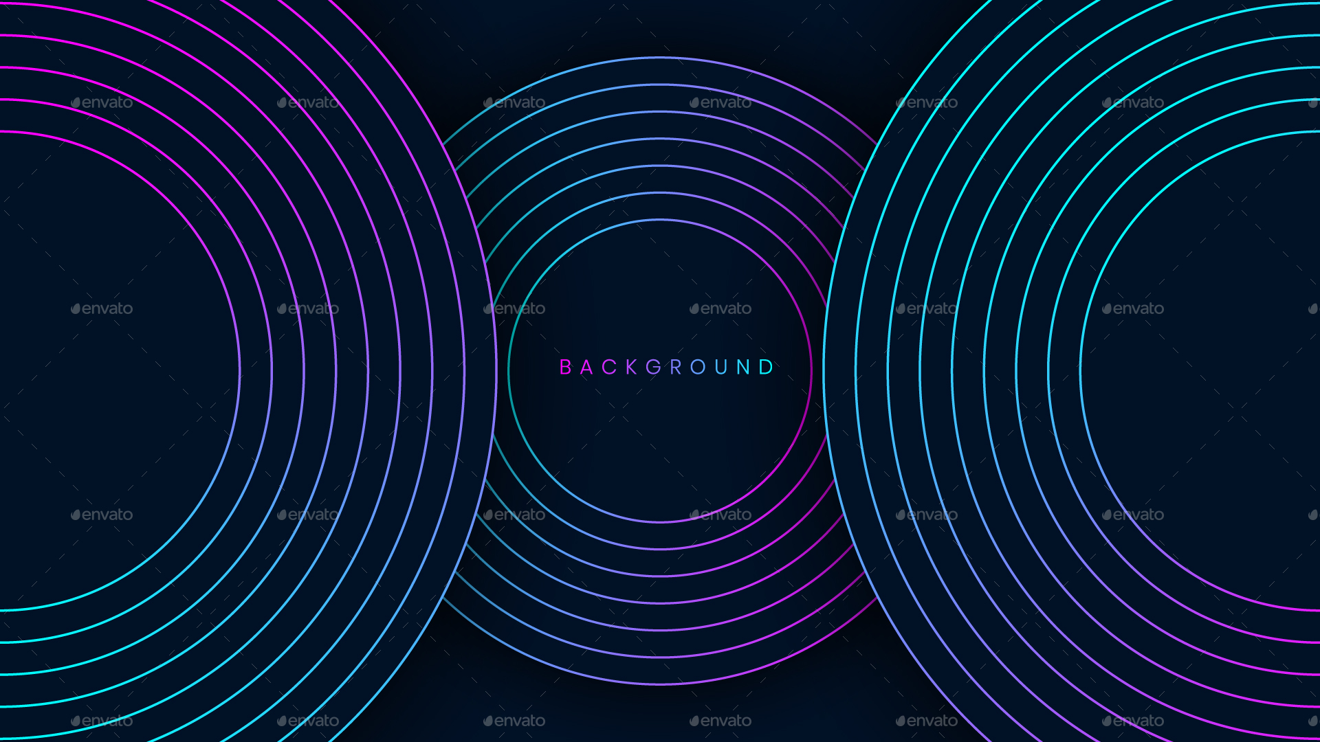 Abstract Dark Background With Linear Gradient Circles, Graphics ...