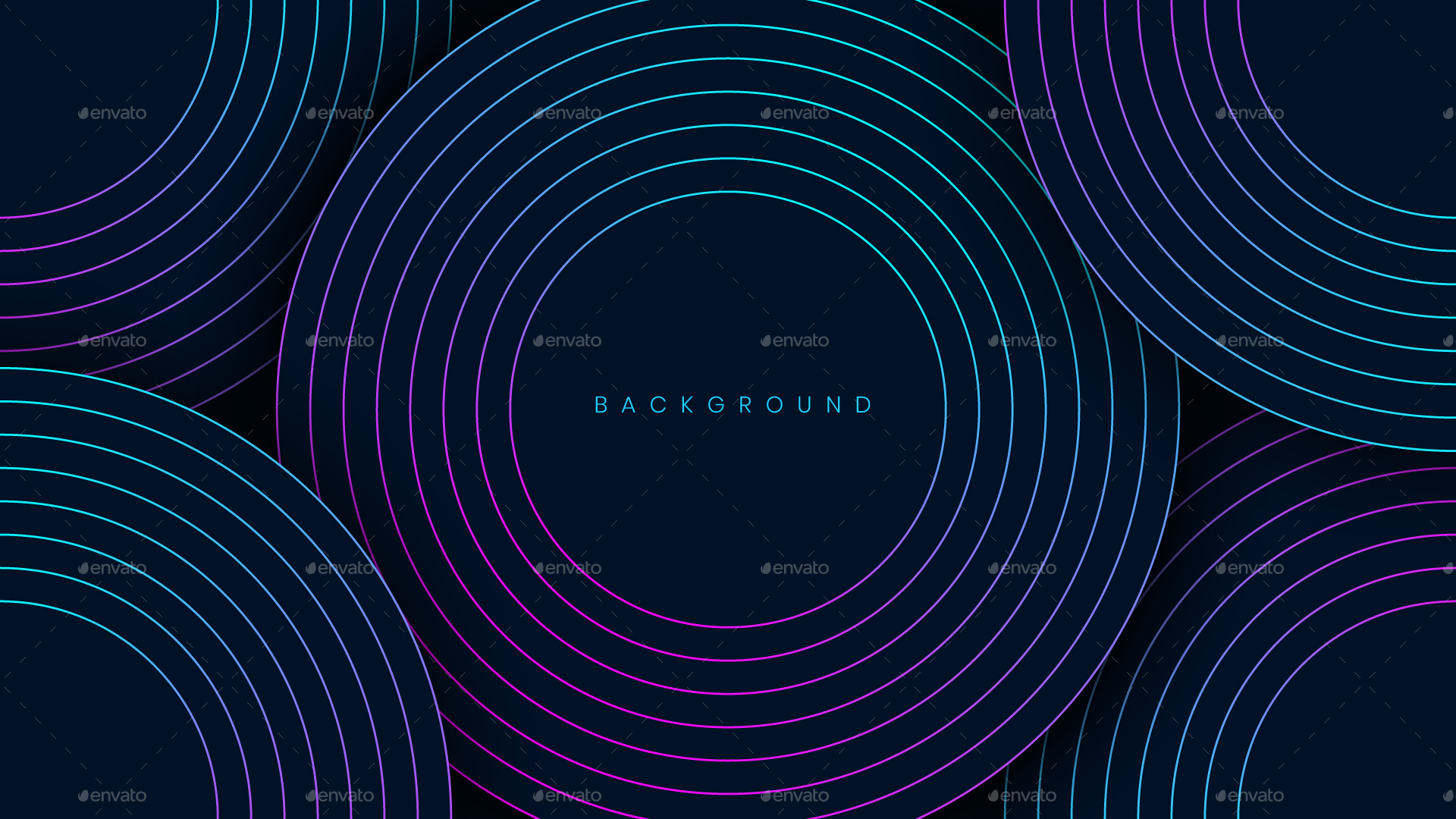 Abstract Dark Background With Linear Gradient Circles, Graphics ...