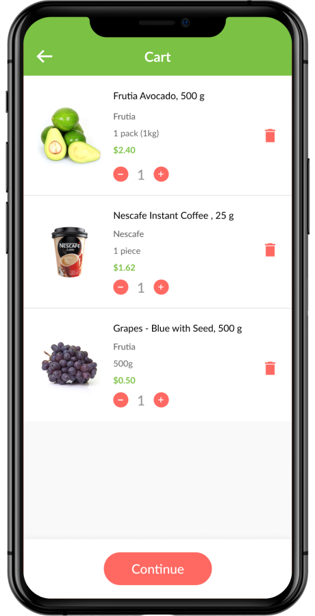 Eatance On-Demand Grocery Delivery App by evince_dev | CodeCanyon