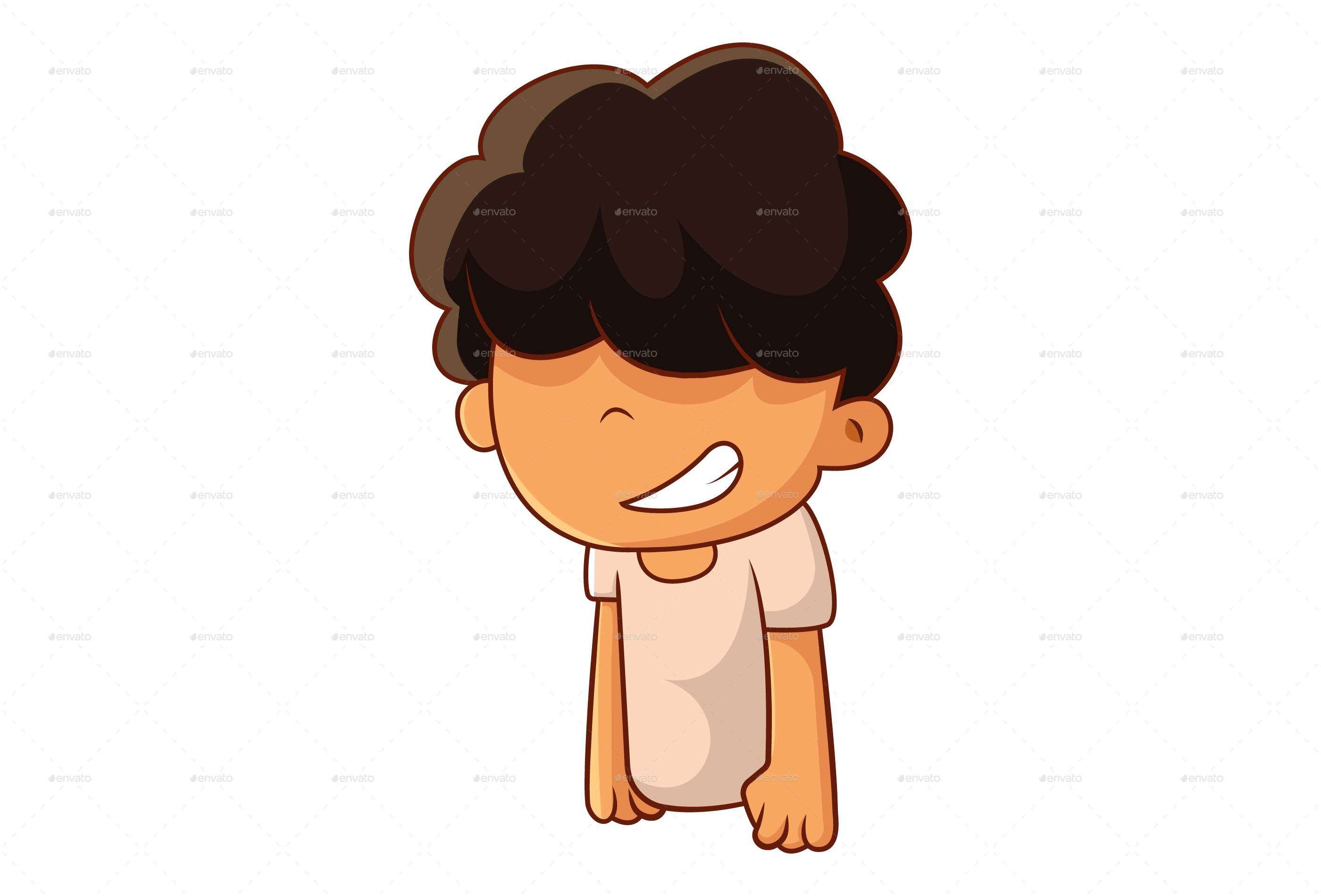 Little Boy Sticker Set, Vectors | GraphicRiver