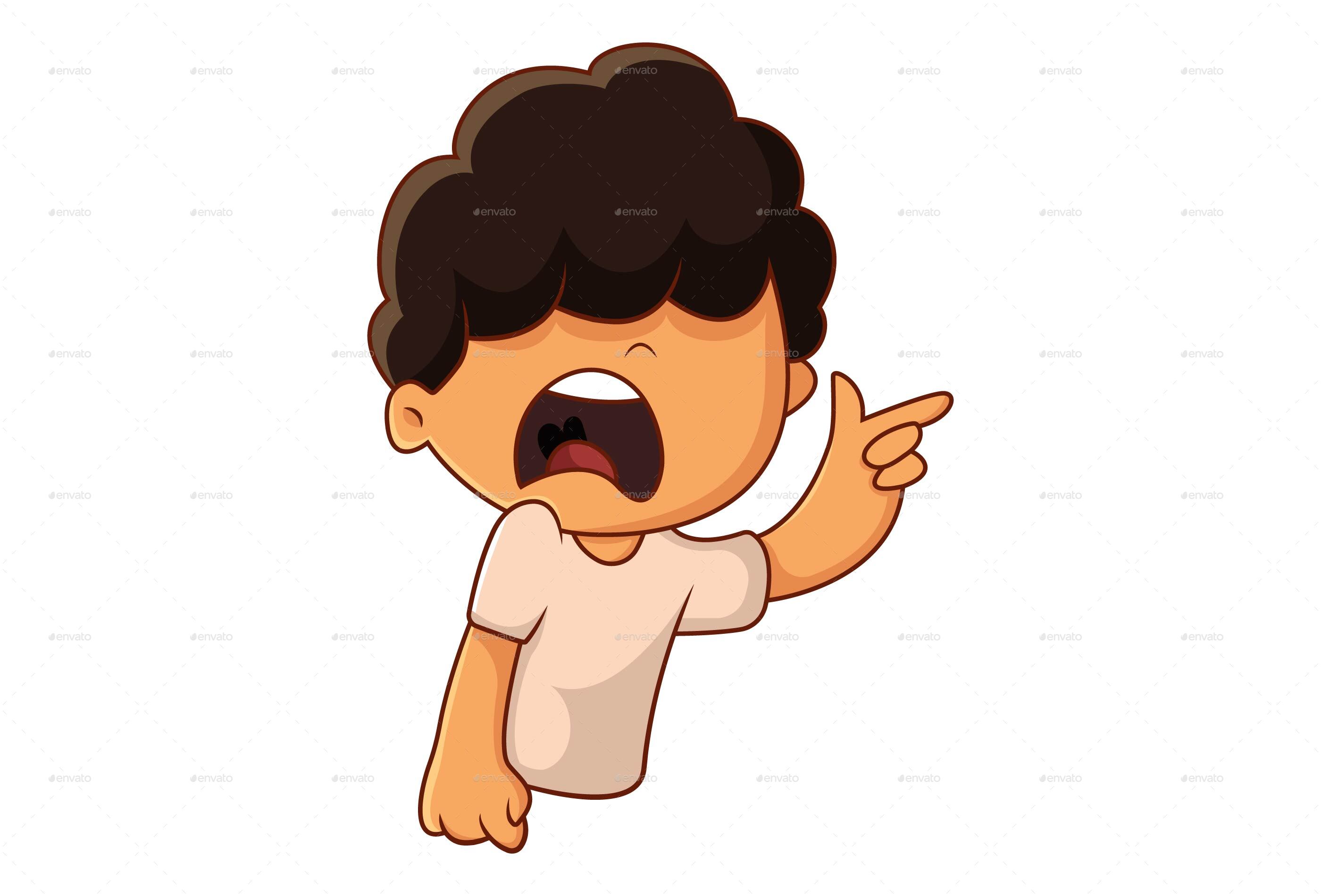 Little Boy Sticker Set, Vectors | GraphicRiver