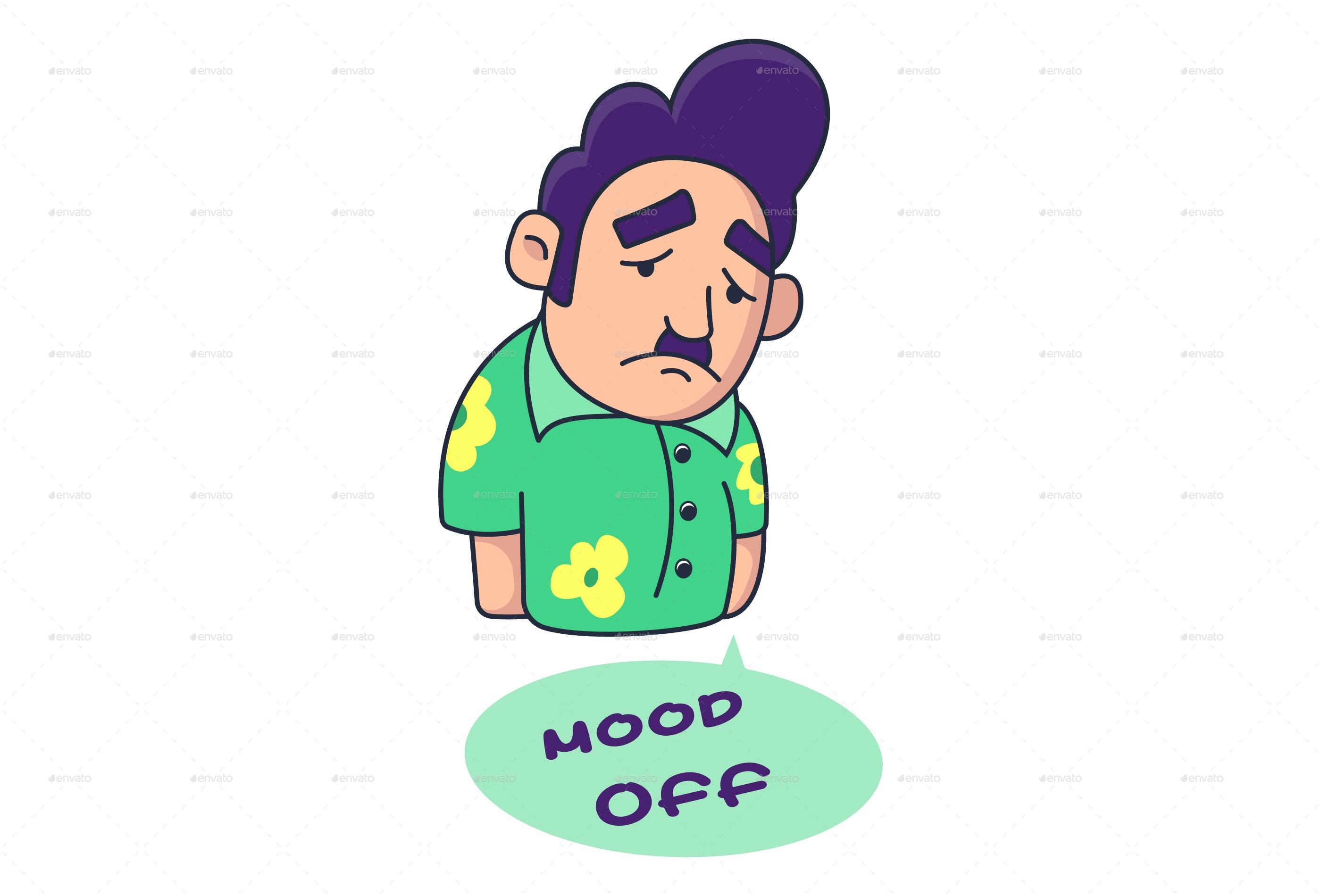 Man Sticker Set, Vectors | GraphicRiver