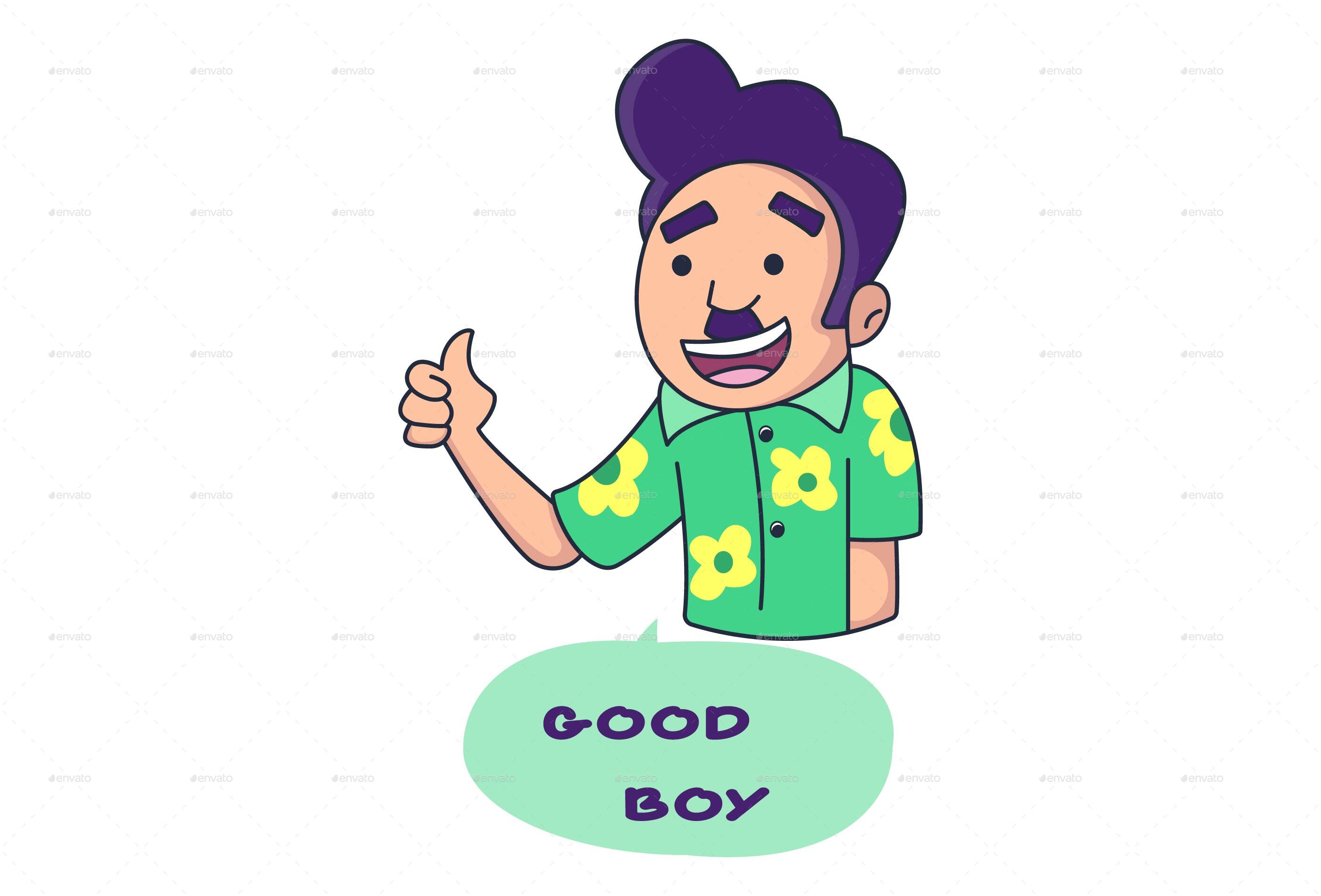 Man Sticker Set, Vectors | GraphicRiver