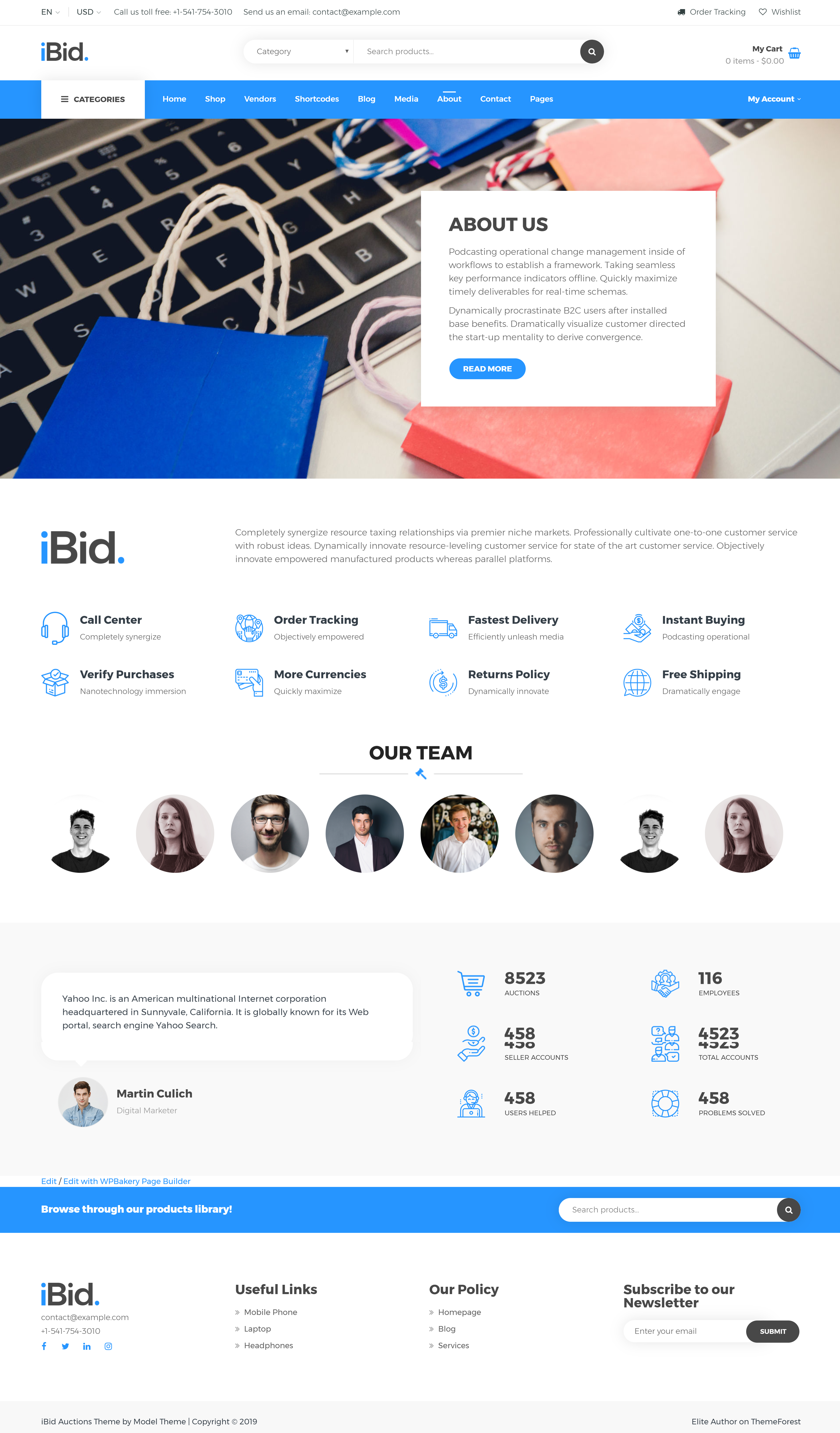 iBid - Multi Vendor Auctions WooCommerce Theme by modeltheme | ThemeForest