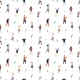 Dancing People Seamless Pattern, Vectors | GraphicRiver