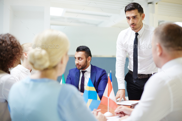 Moment of discussion Stock Photo by Pressmaster | PhotoDune