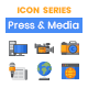 85 Press & Media Icons, Icons | GraphicRiver