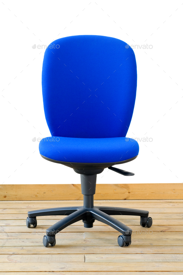 modern blue office chair Stock Photo by keko64 | PhotoDune