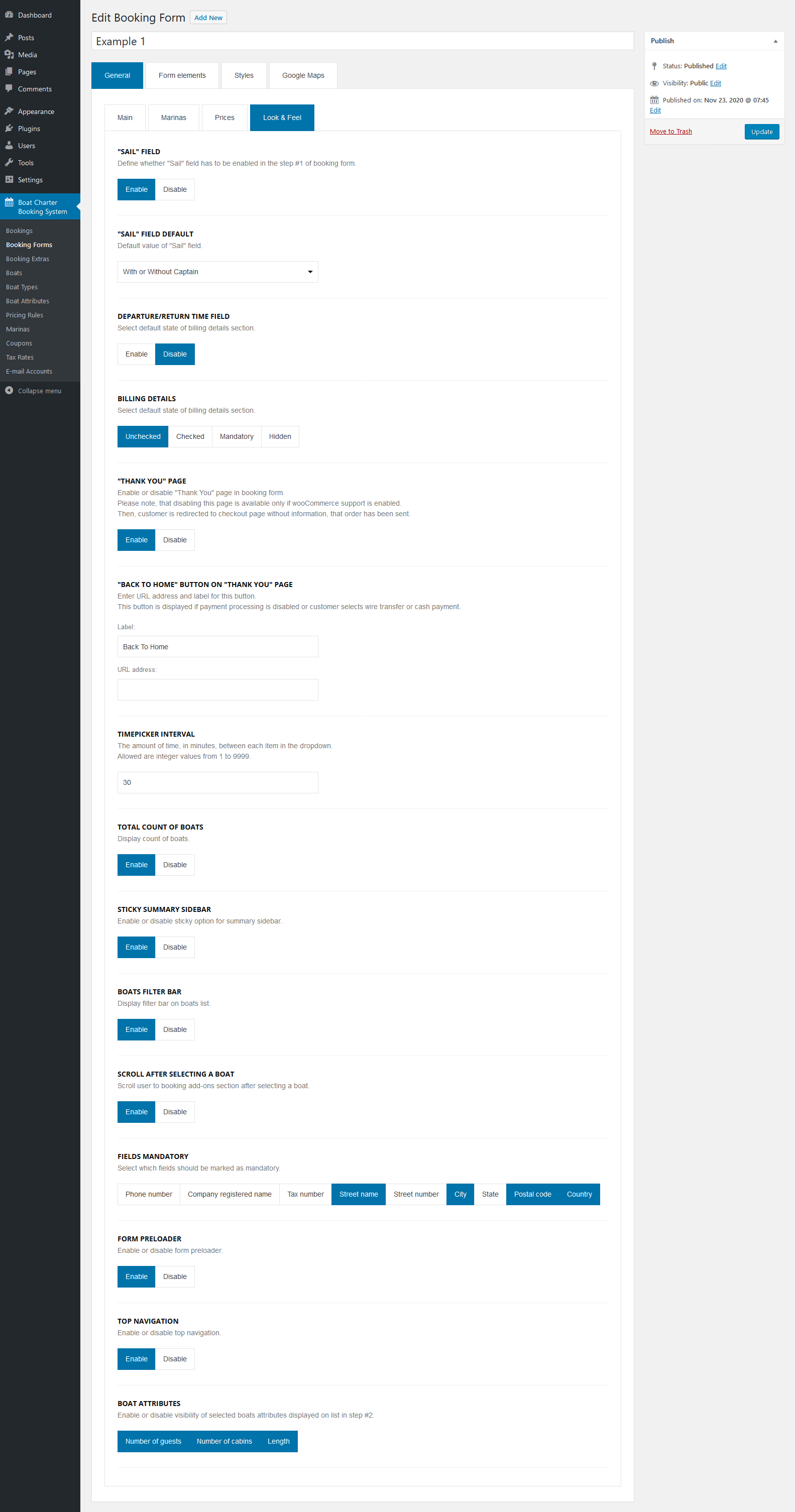 Boat and Yacht Charter Booking System for WordPress by QuanticaLabs