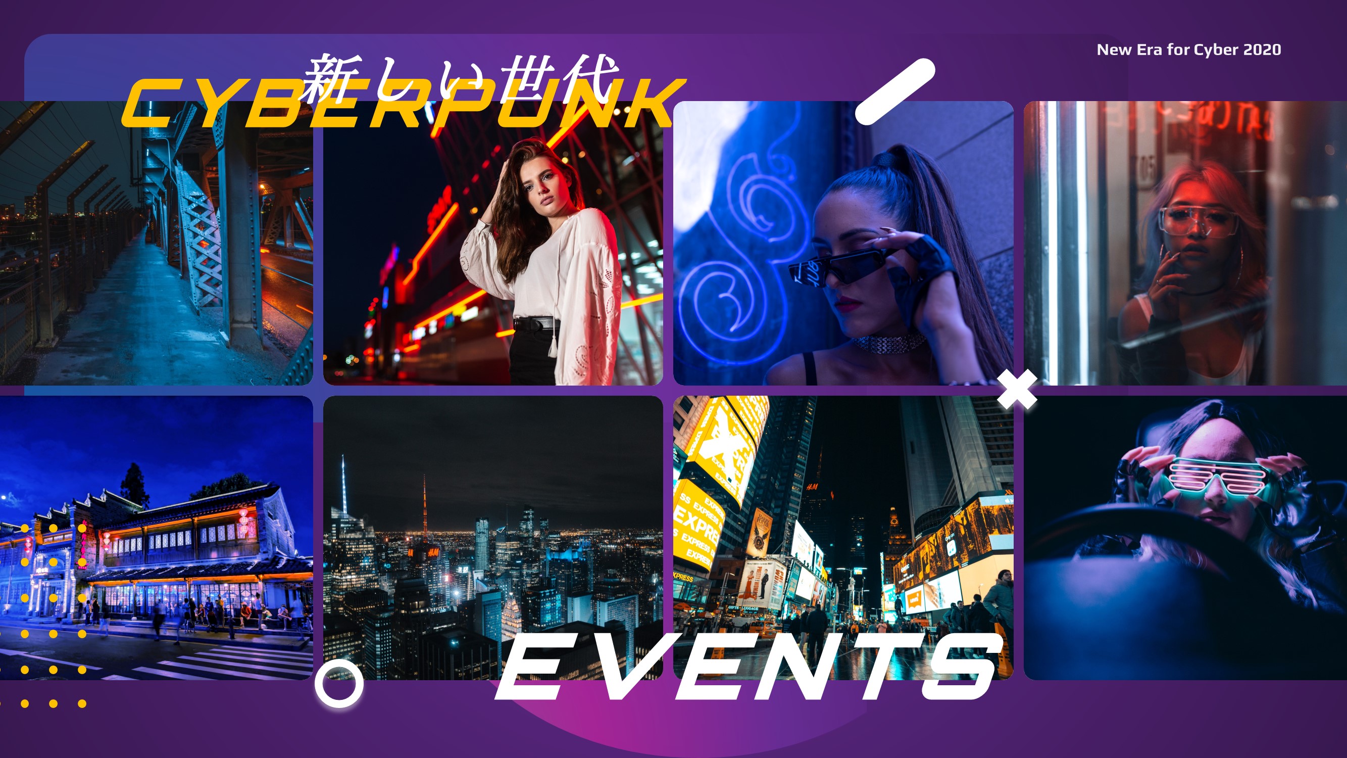 Monroe - Cyberpunk Powerpoint Templates, Presentation Templates ...