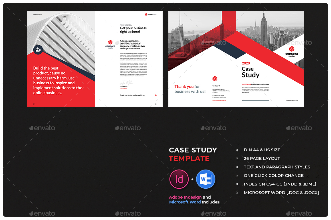 Case Study Booklet, Print Templates | GraphicRiver