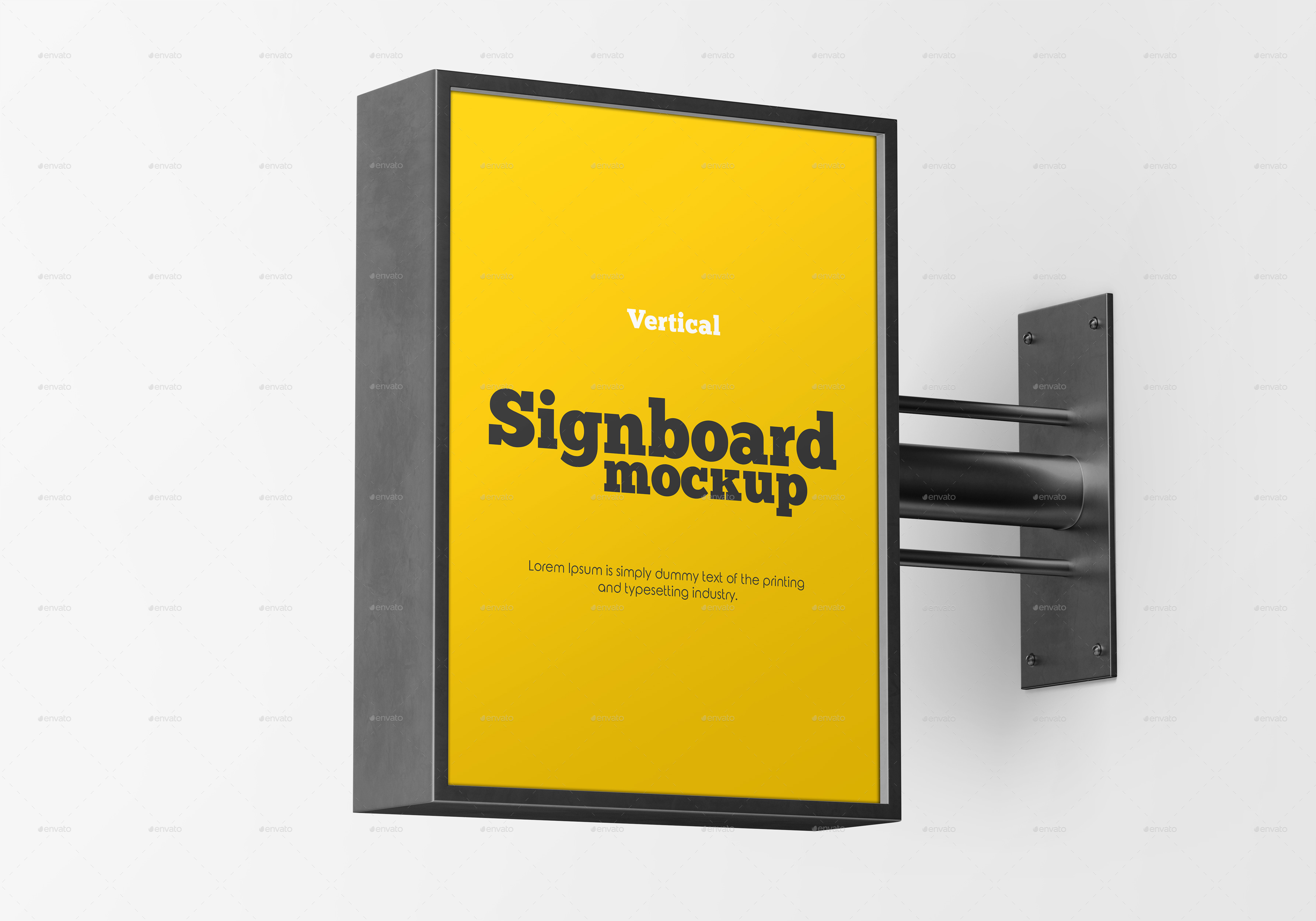 Vertical Signboard Mockup Set, Graphics | GraphicRiver