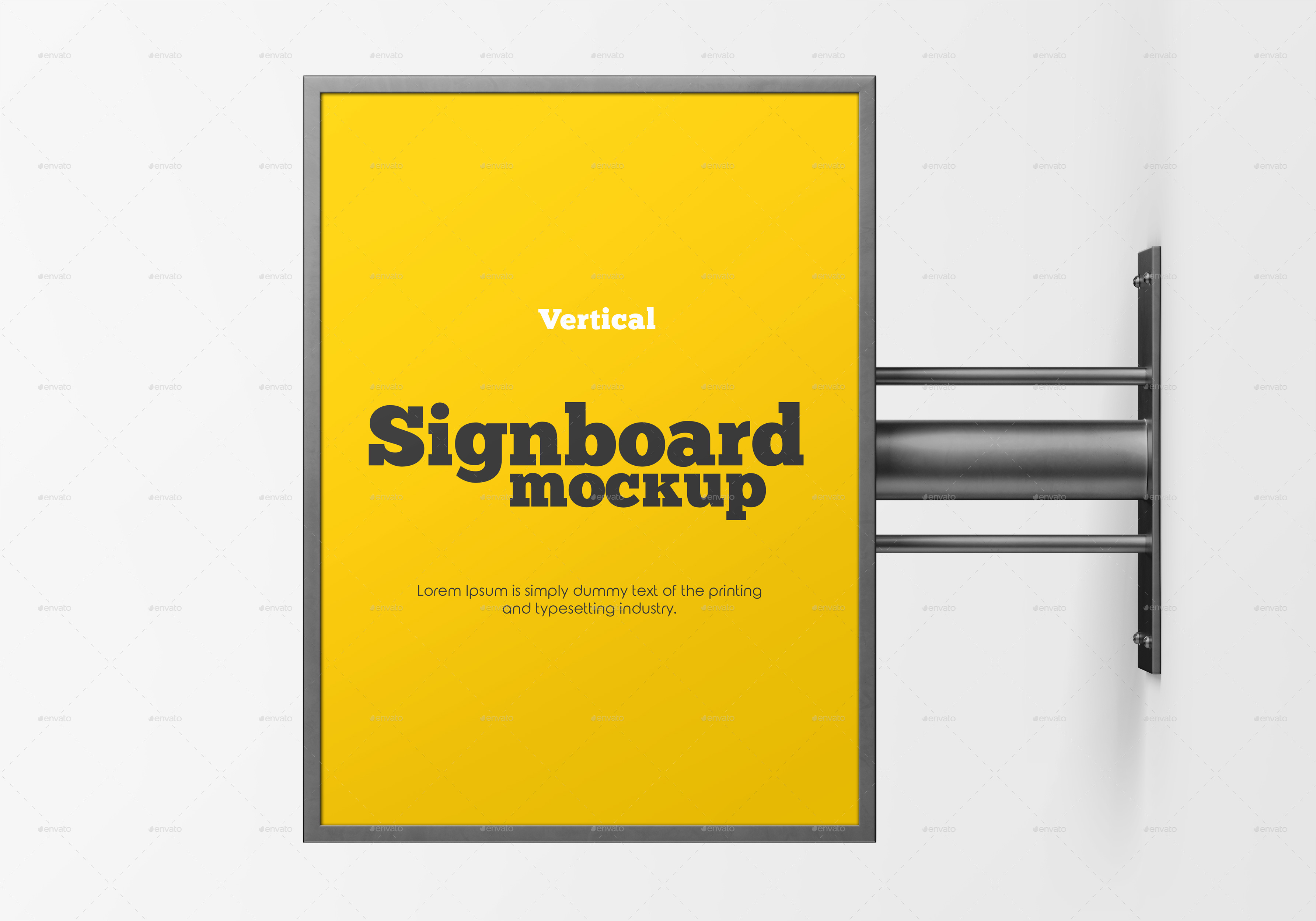 Vertical Signboard Mockup Set, Graphics | GraphicRiver
