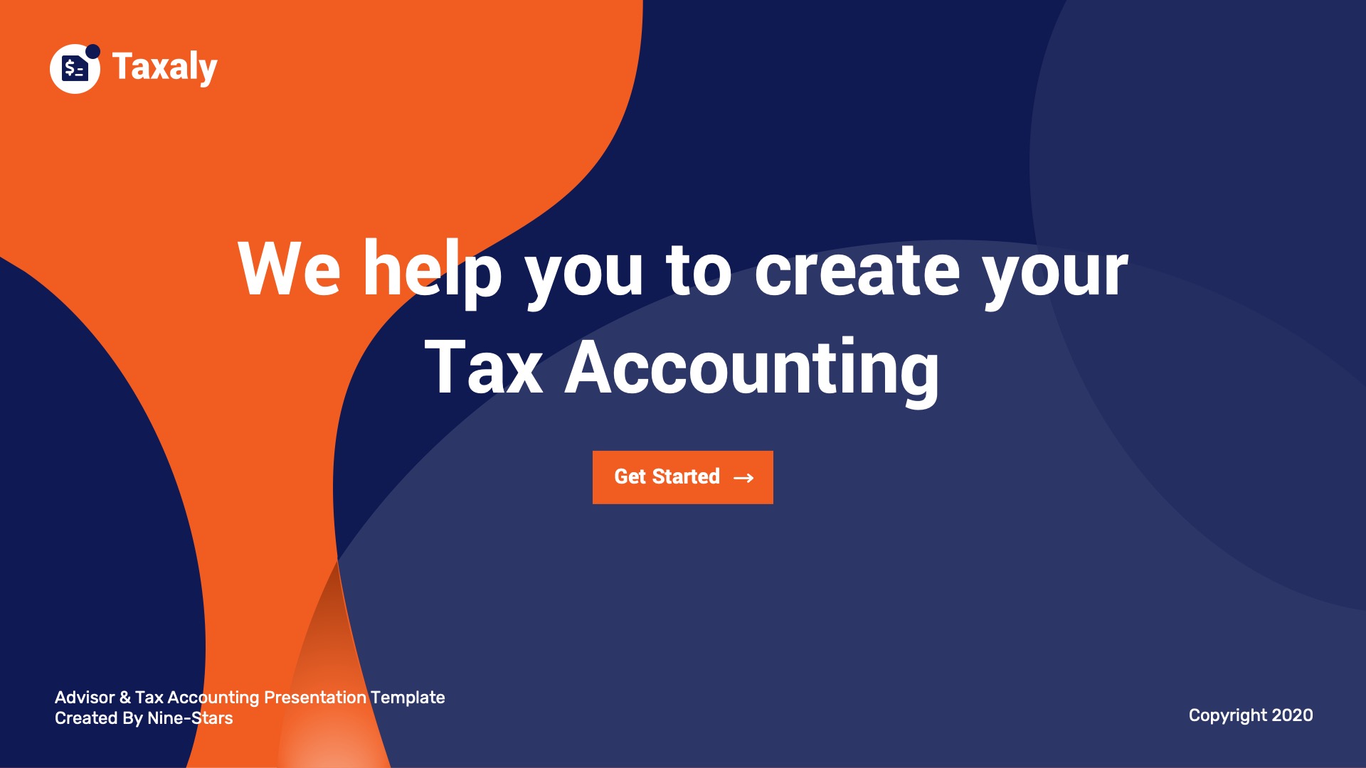 Taxaly - Advisor & Tax Accounting Powerpoint Template, Presentation ...