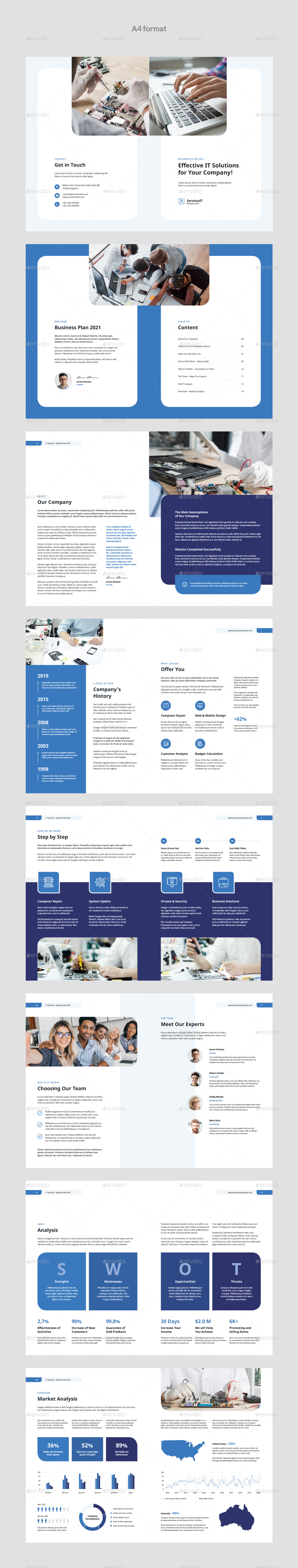 IT Services – Business Plan, Print Templates | GraphicRiver