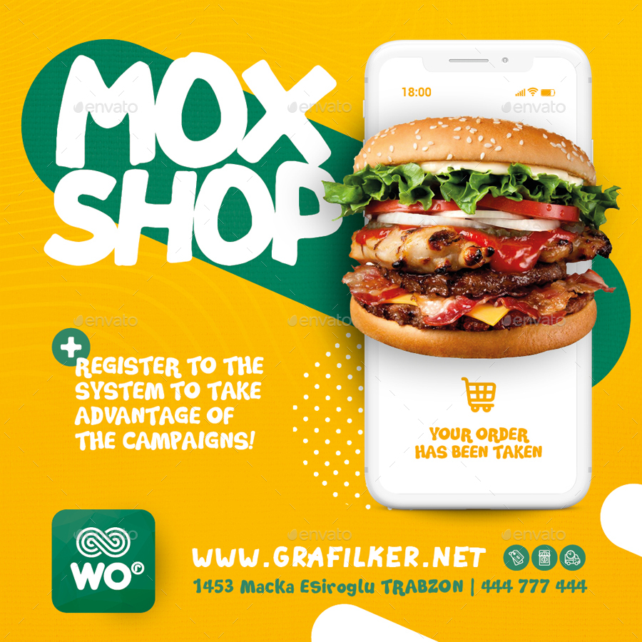 Mobile Shopping Social Media Templates, Web Elements | GraphicRiver