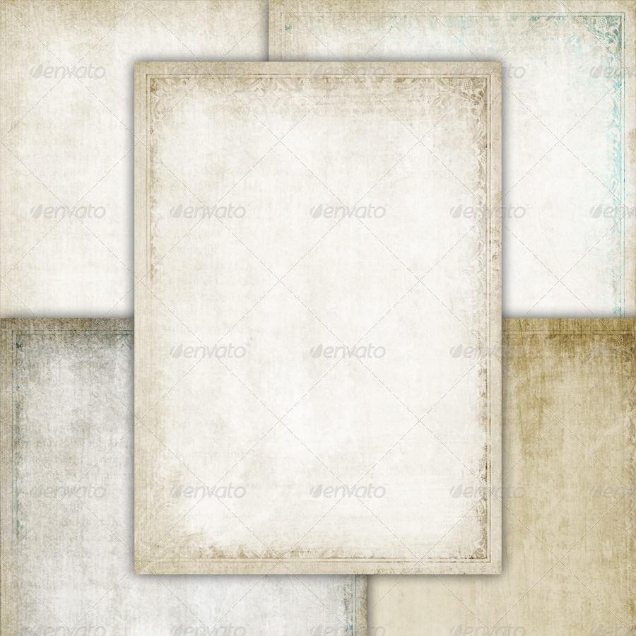 Vintage Book Design Kit, Print Templates | GraphicRiver