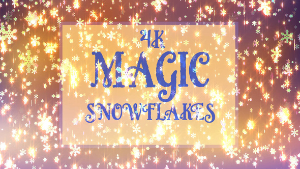 4k Magic Snowflakes, Motion Graphics | VideoHive