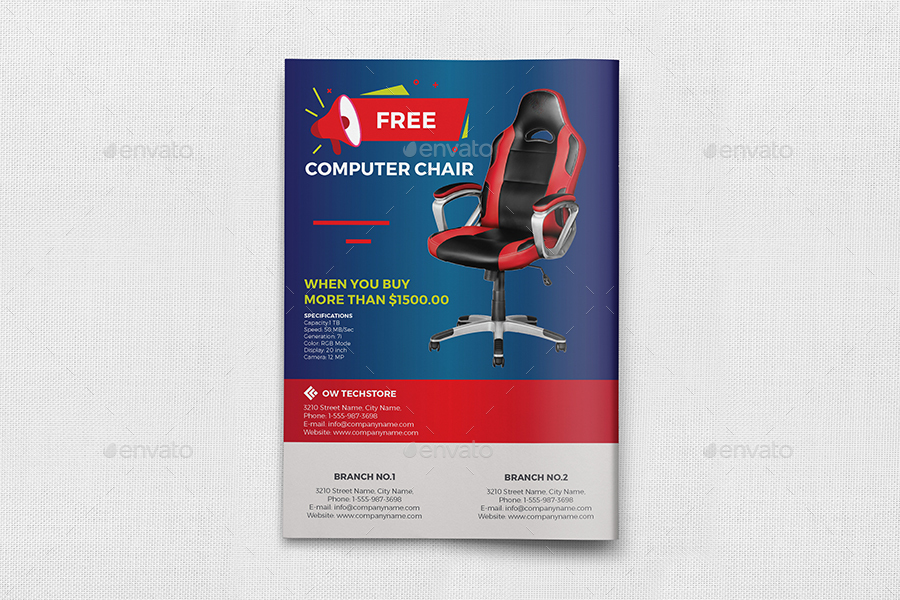Computers and Electronics Products Catalog Brochure Template - 12 Pages ...