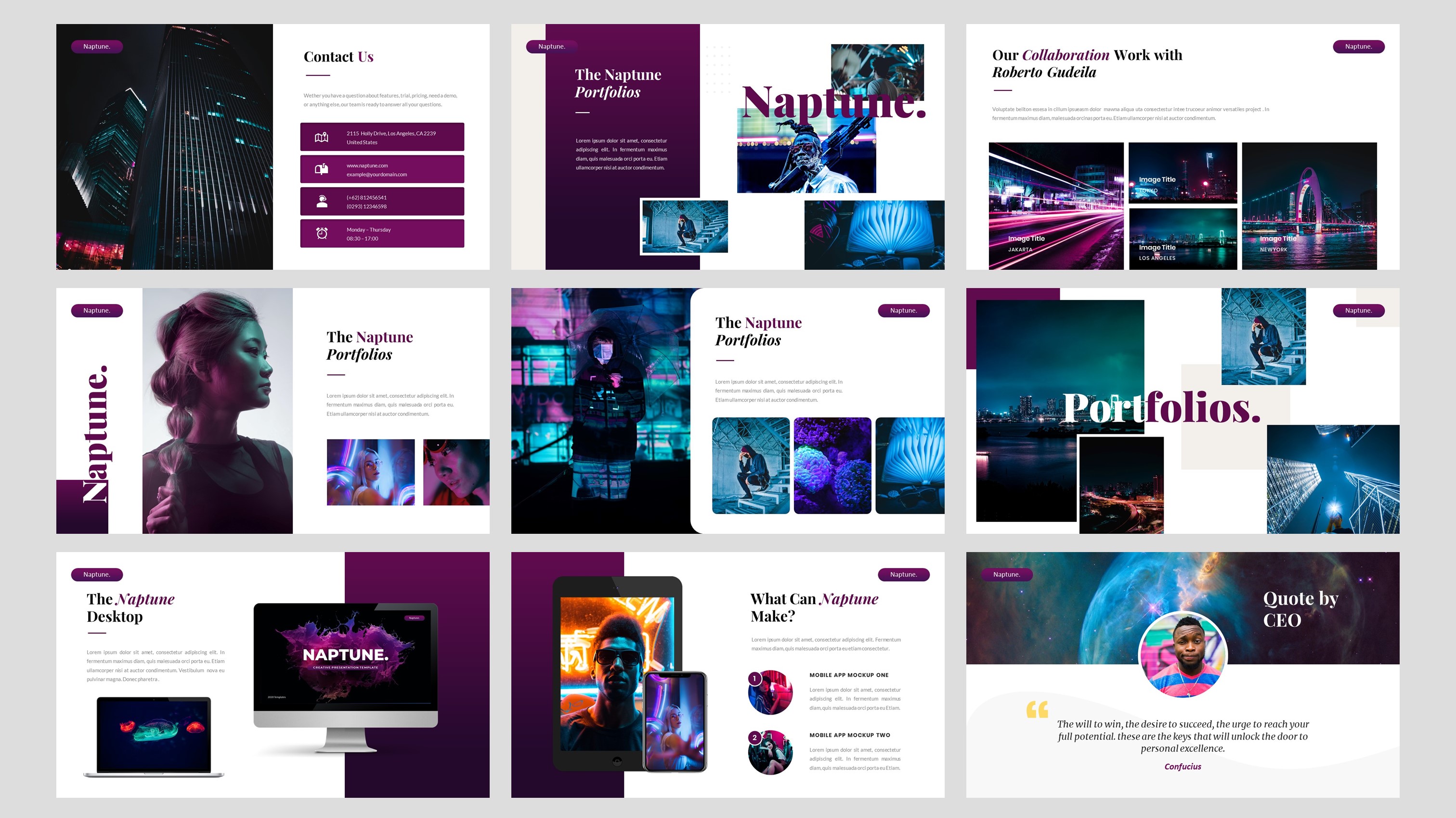 Monsgraph-Creative and Business Google Slides Bundle, Presentation ...