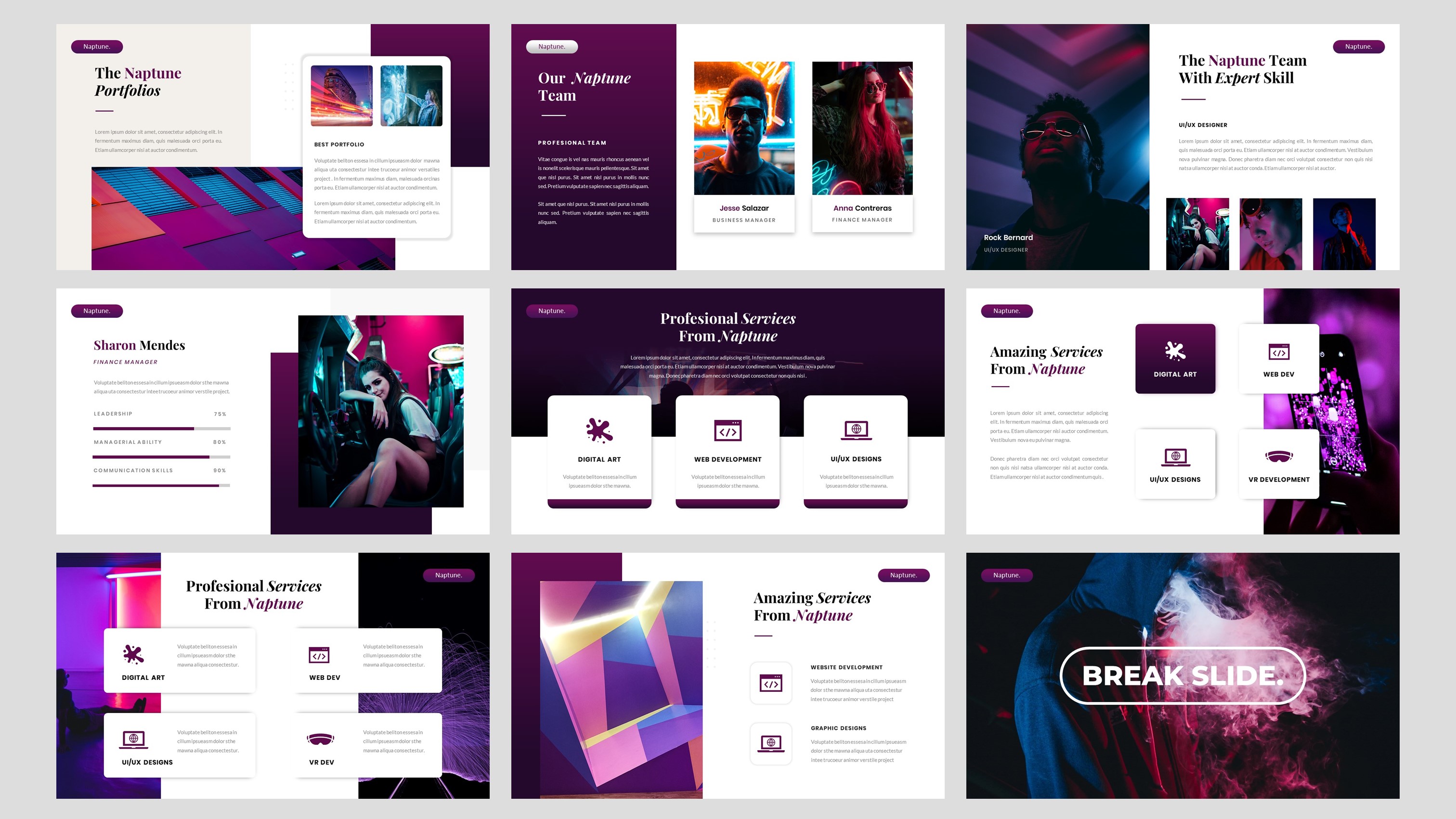 Monsgraph-Creative and Business Keynote Bundle, Presentation Templates