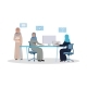 Successful and Creative Arab Businesswomen Team, Vectors | GraphicRiver