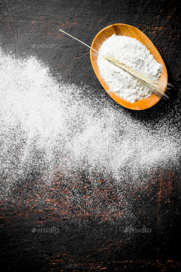 Texture of wheat flour. Stock Photo by Artem_ka2 | PhotoDune