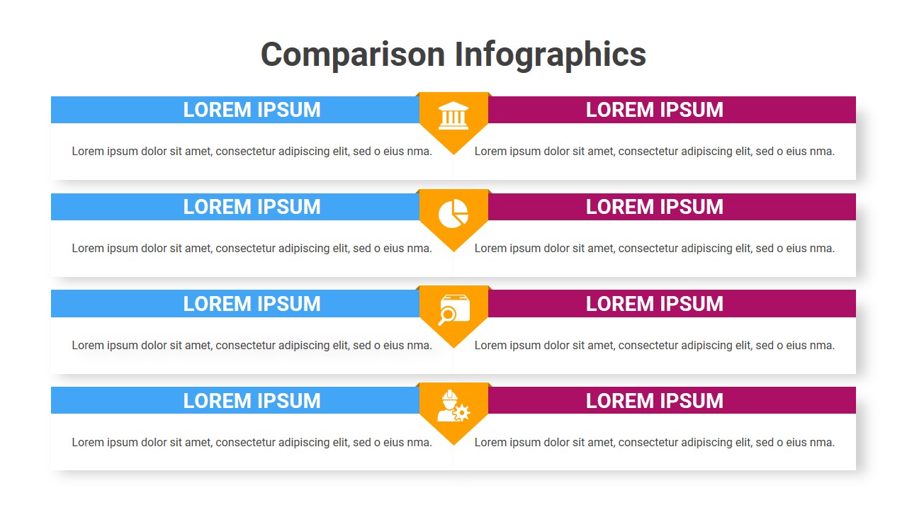 Comparison Infographics Google Slides Diagrams Template, Presentation ...