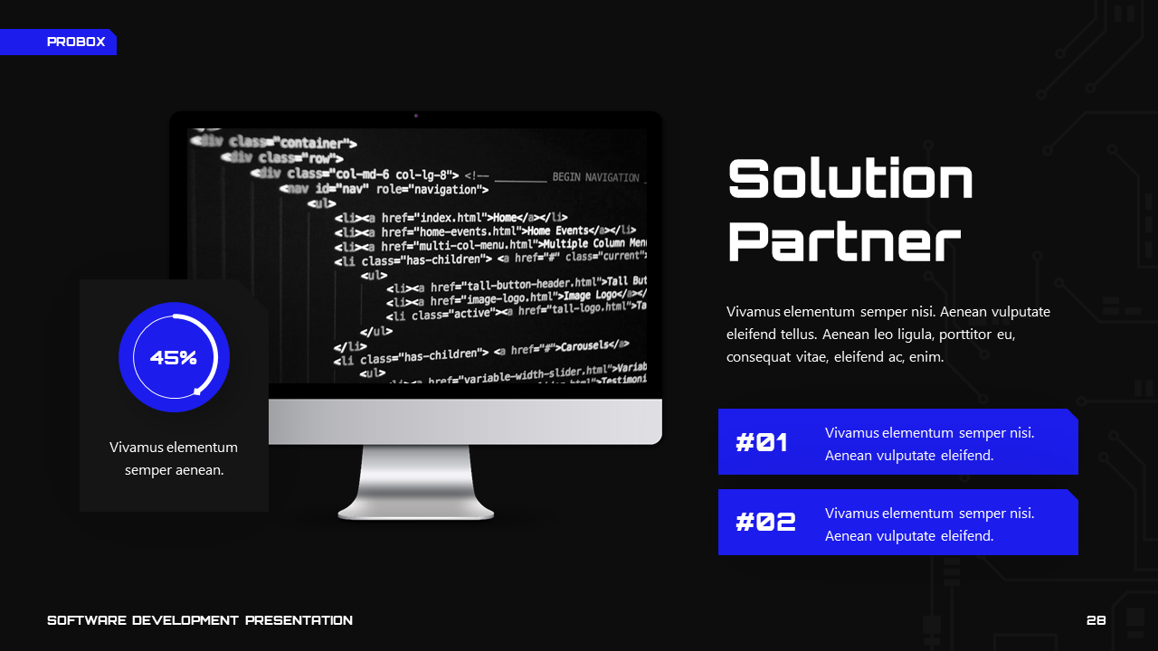Probox Technology PowerPoint Template, Presentation Templates ...
