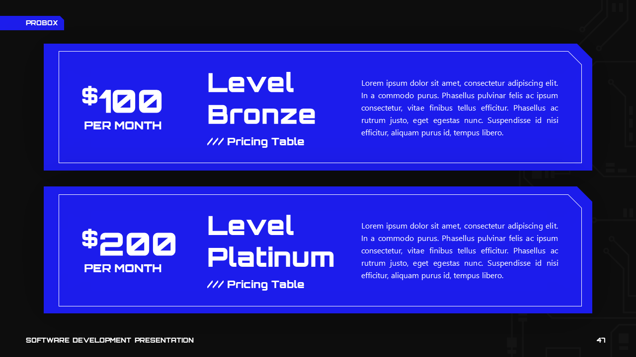 Probox Technology PowerPoint Template by RRgraph | GraphicRiver