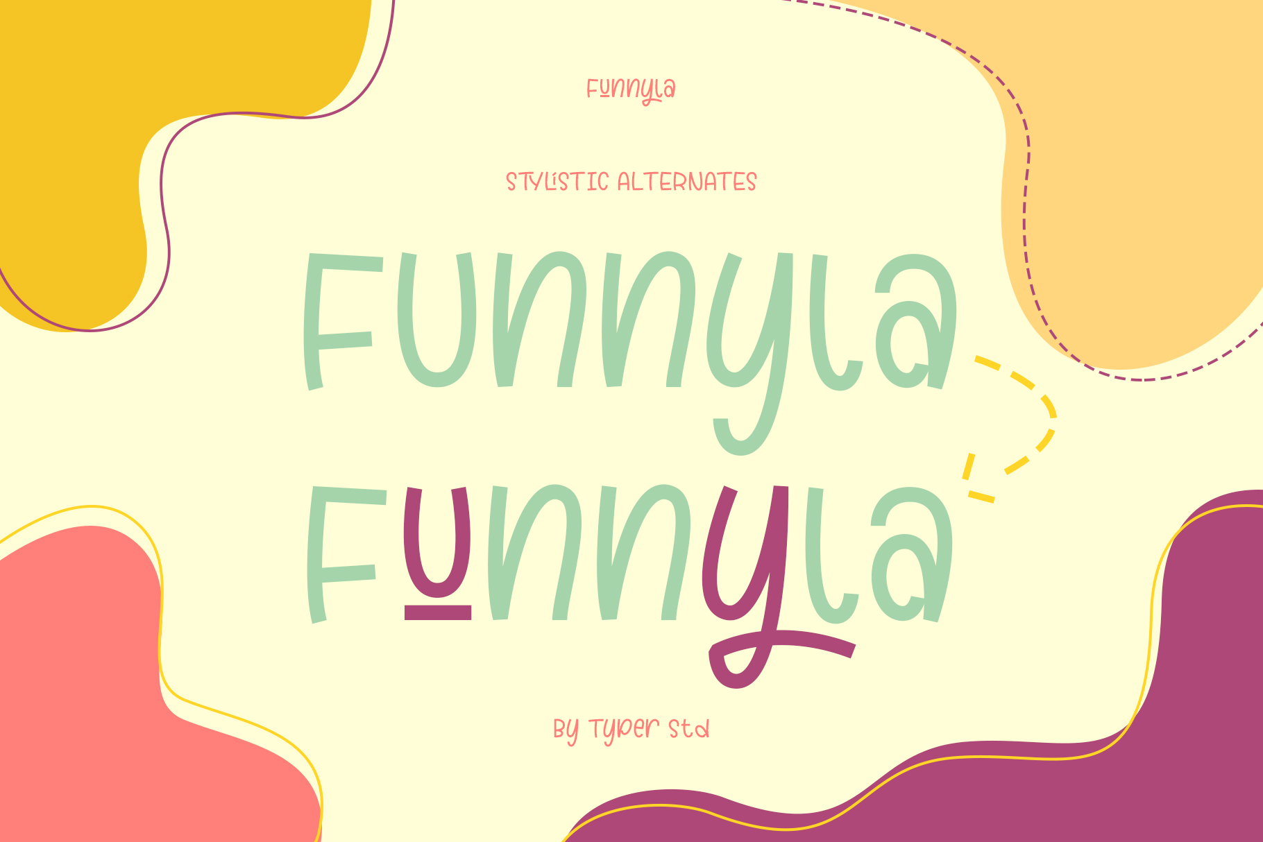 Funnyla - Playful Display, Fonts | GraphicRiver