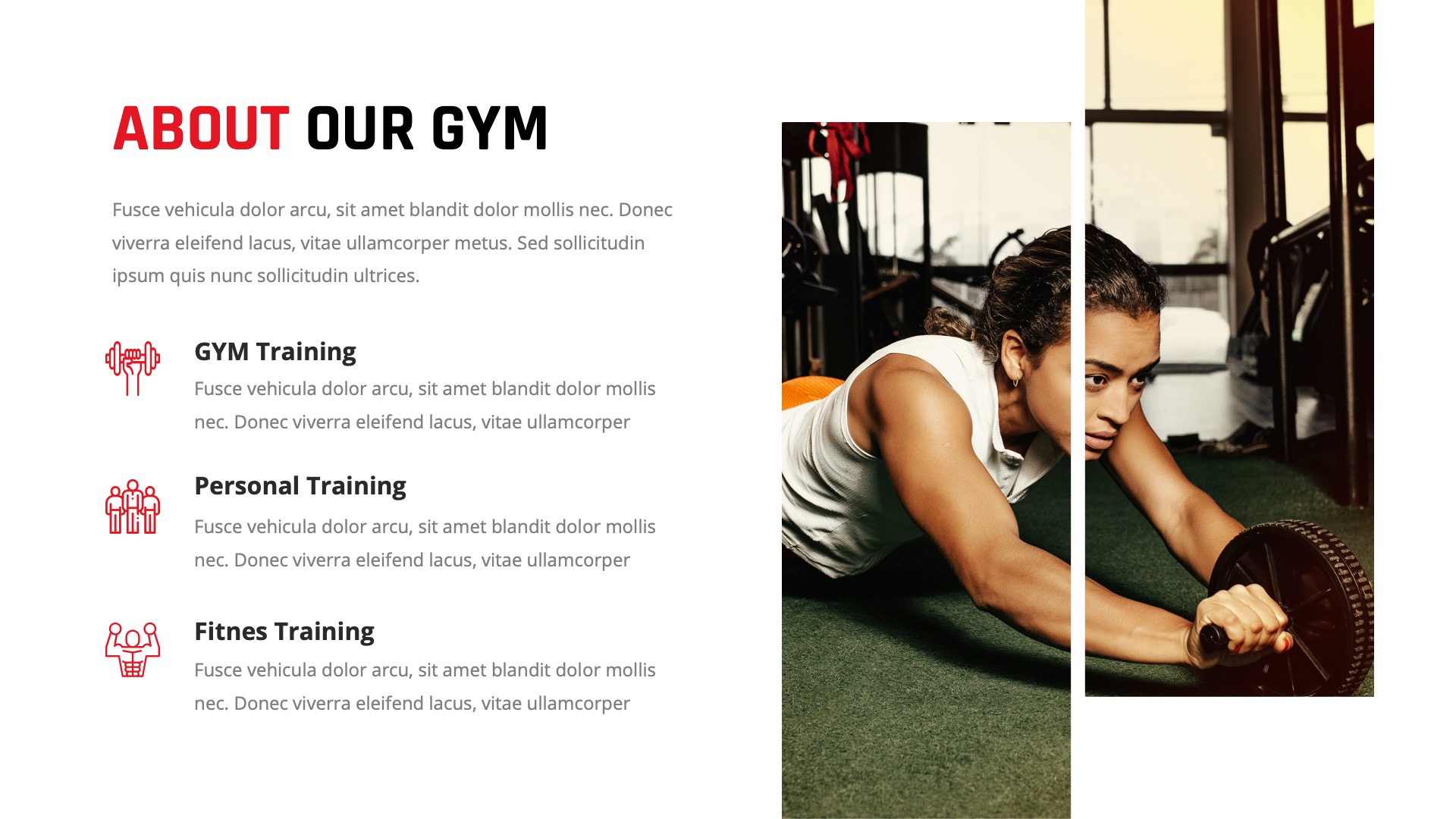 GYMO - Fitness & Gym Powerpoint Template, Presentation Templates ...