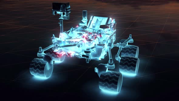 Curiosity Mars Rover 4k, Motion Graphics | VideoHive