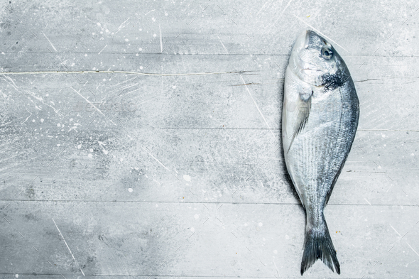 Raw sea fish dorado. Stock Photo by Artem_ka2 | PhotoDune
