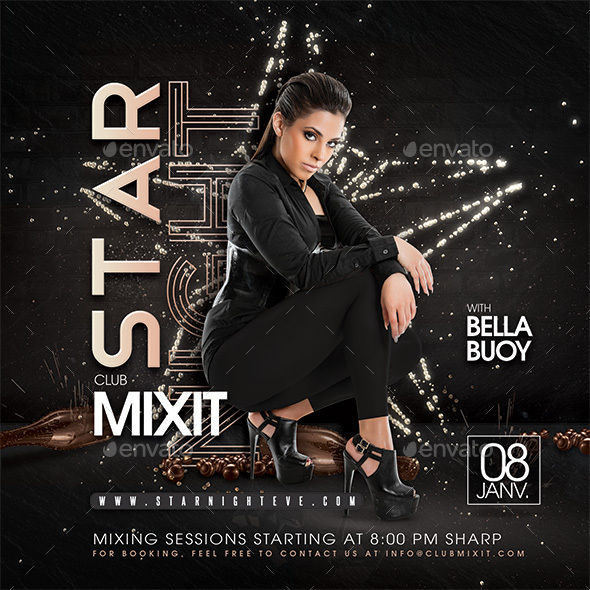 Star Night Flyer, Print Templates | GraphicRiver