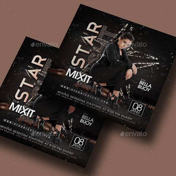 Star Night Flyer, Print Templates | GraphicRiver