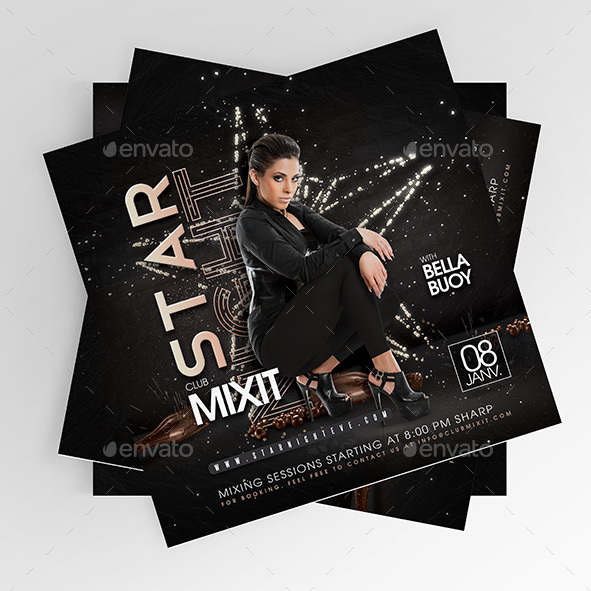 Star Night Flyer, Print Templates | GraphicRiver