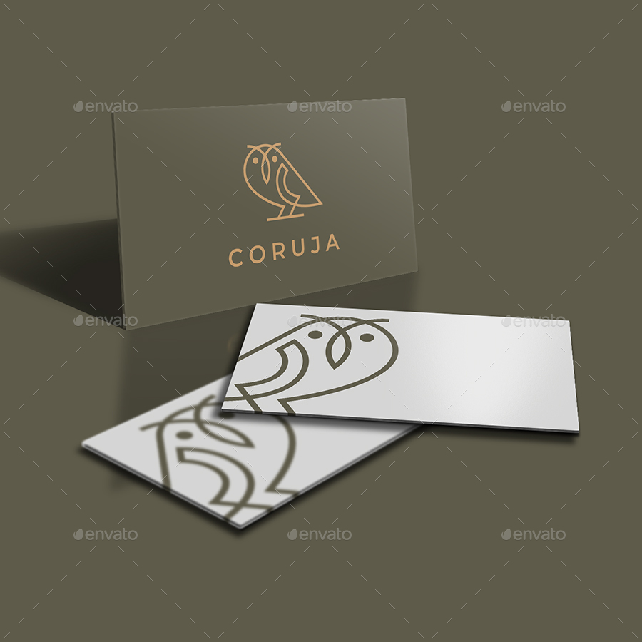Coruja - Owl Logo Template by Tenuart | GraphicRiver